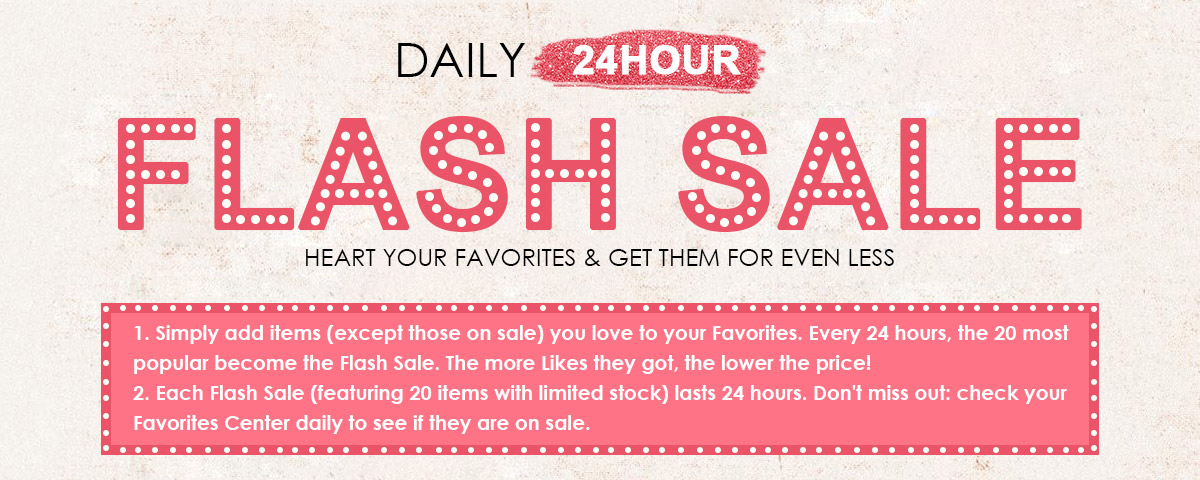 24 Hour Flash Sale